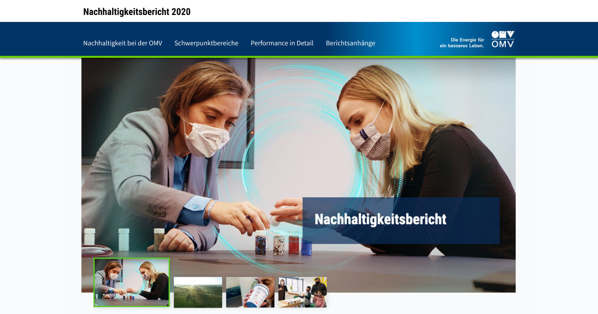 ESG-Ratings und -Indizes - OMV Nachhaltigkeitsbericht 2020