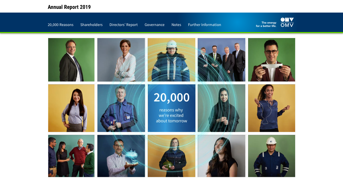 Key Figures Comparison - OMV Annual Report 2019